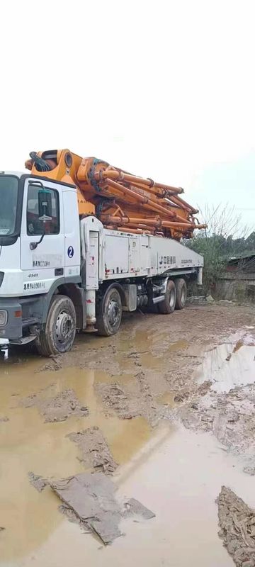 Semi-Dry Shotcrete Type ZLJ5419THB Zoomlion 52m Used Concrete Pump ...