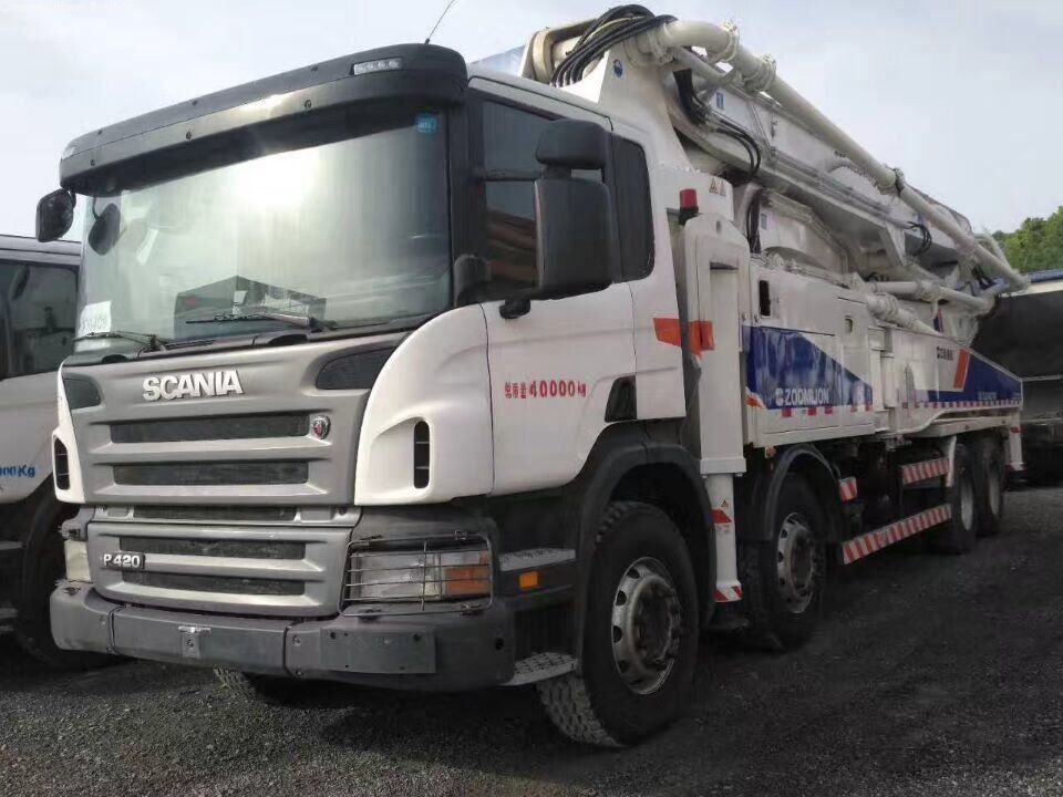 Zoomlion 49m Used Heavy Equipment Boom Pump Truck for High/Low Pressure ...
