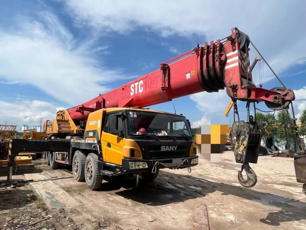 Sany 75t Truck Crane Mobile Crane Lifting Equipment with 5 Crane Jib ...