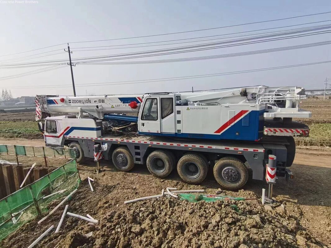 2010 Zoomlion 48 Meters Truck Crane Five-Arm Crane Jib and 40m Maximum ...