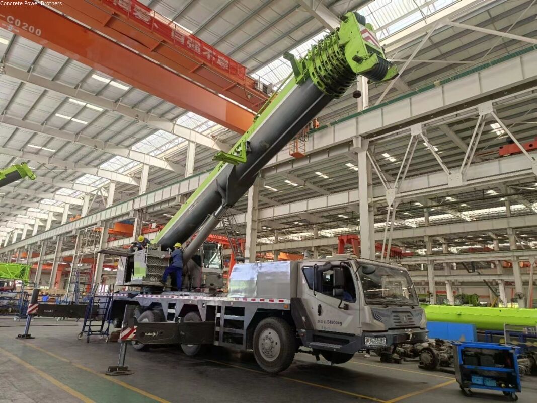 Zoomlion 17 Years 5 Shaft Number 95 Ton Mobile Truck Crane with Maximum ...