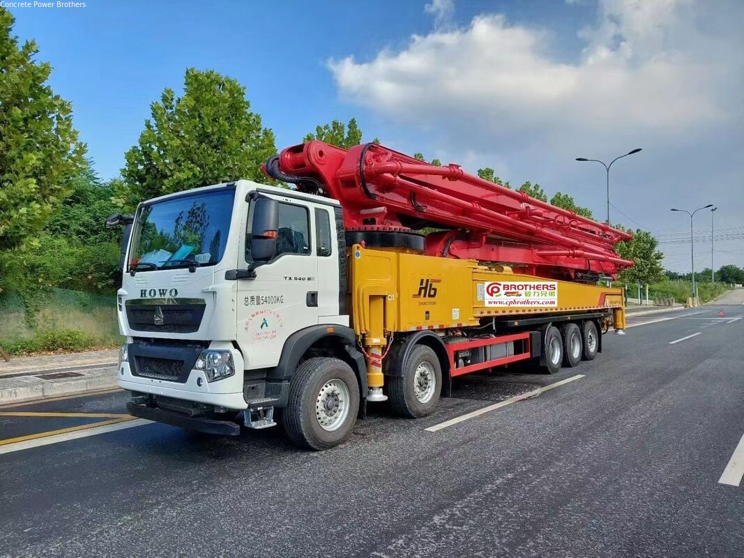 75m Semi-Dry Shotcrete Pump Truck with Cylinder Type Structure Directly ...