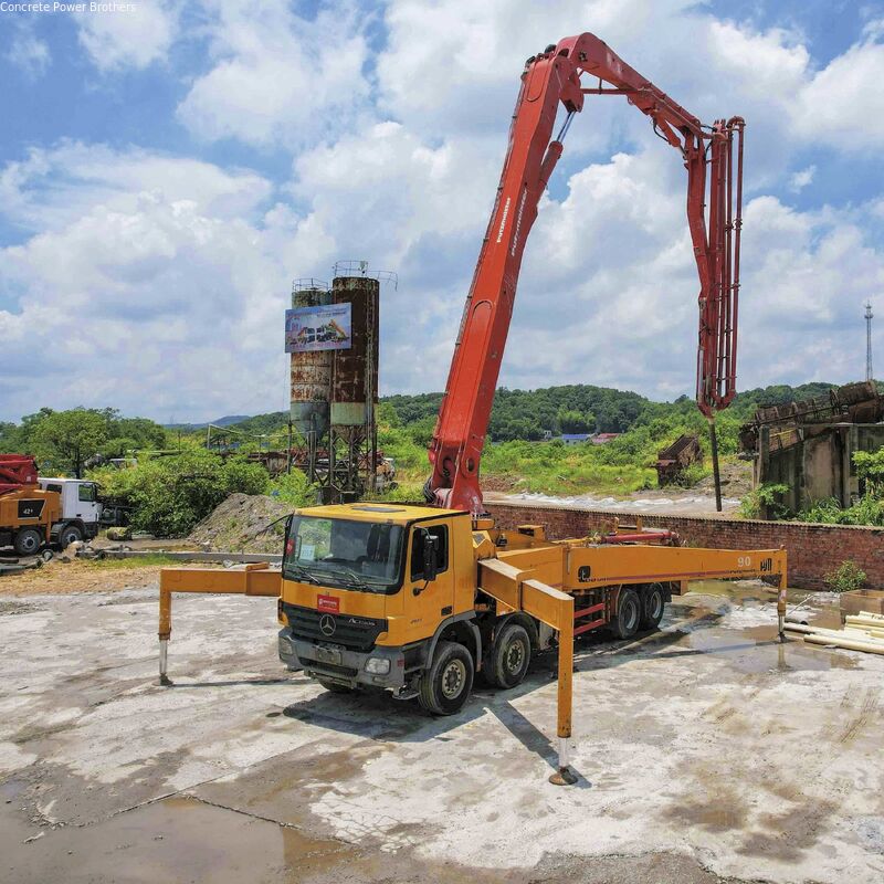 Ready Mix Putzmeister 46m Concrete Pump with Cylinder Type Structure in ...
