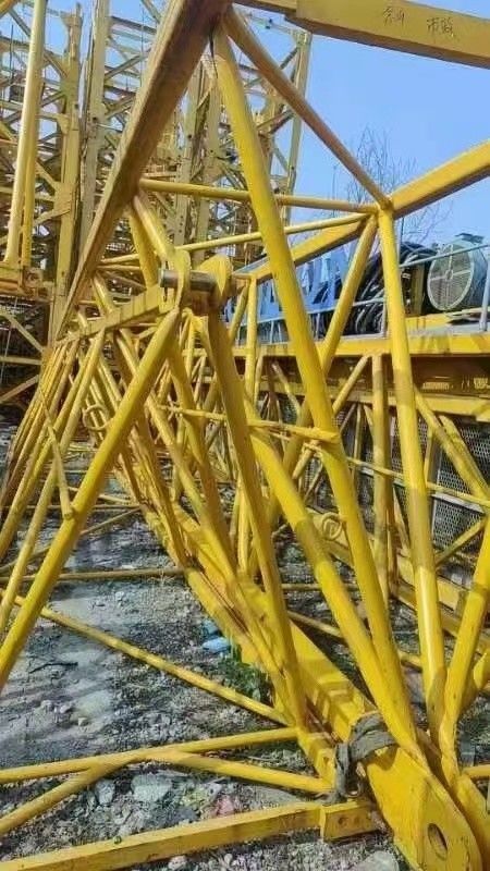 Maximum Lifting Weight 10t Zoomlion Flat Top Tower Cranes 7020-12 With ...