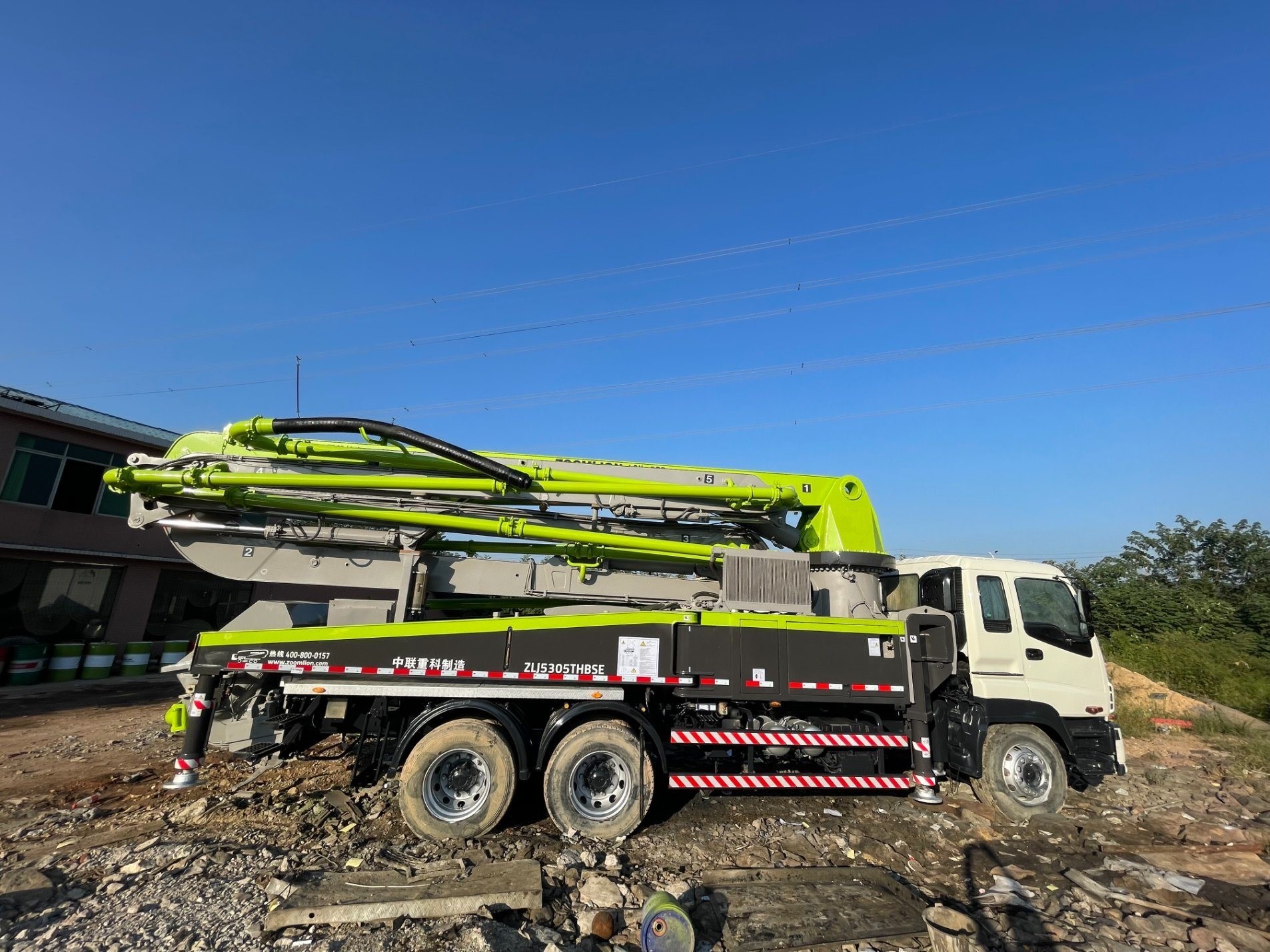 Zoomlion 40m Used Concrete Equipment Heavy Construction Second Hand ...