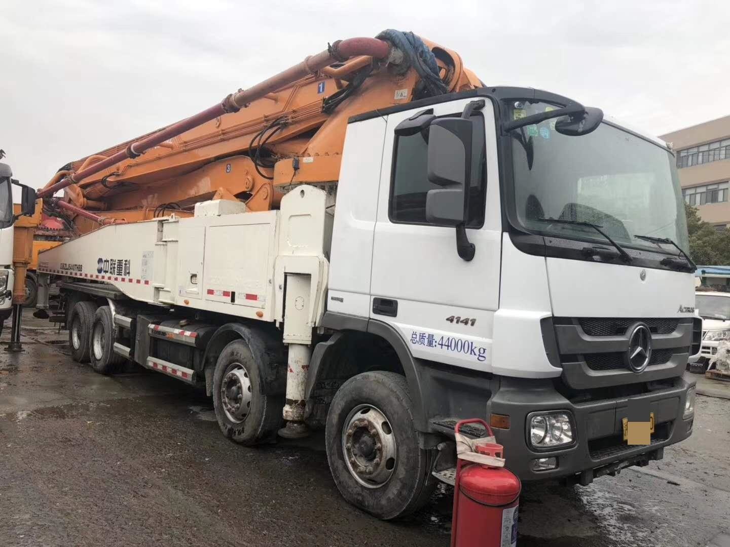 Used 56 Meter Boom Pump Truck Mounted Construction Machinery with ...