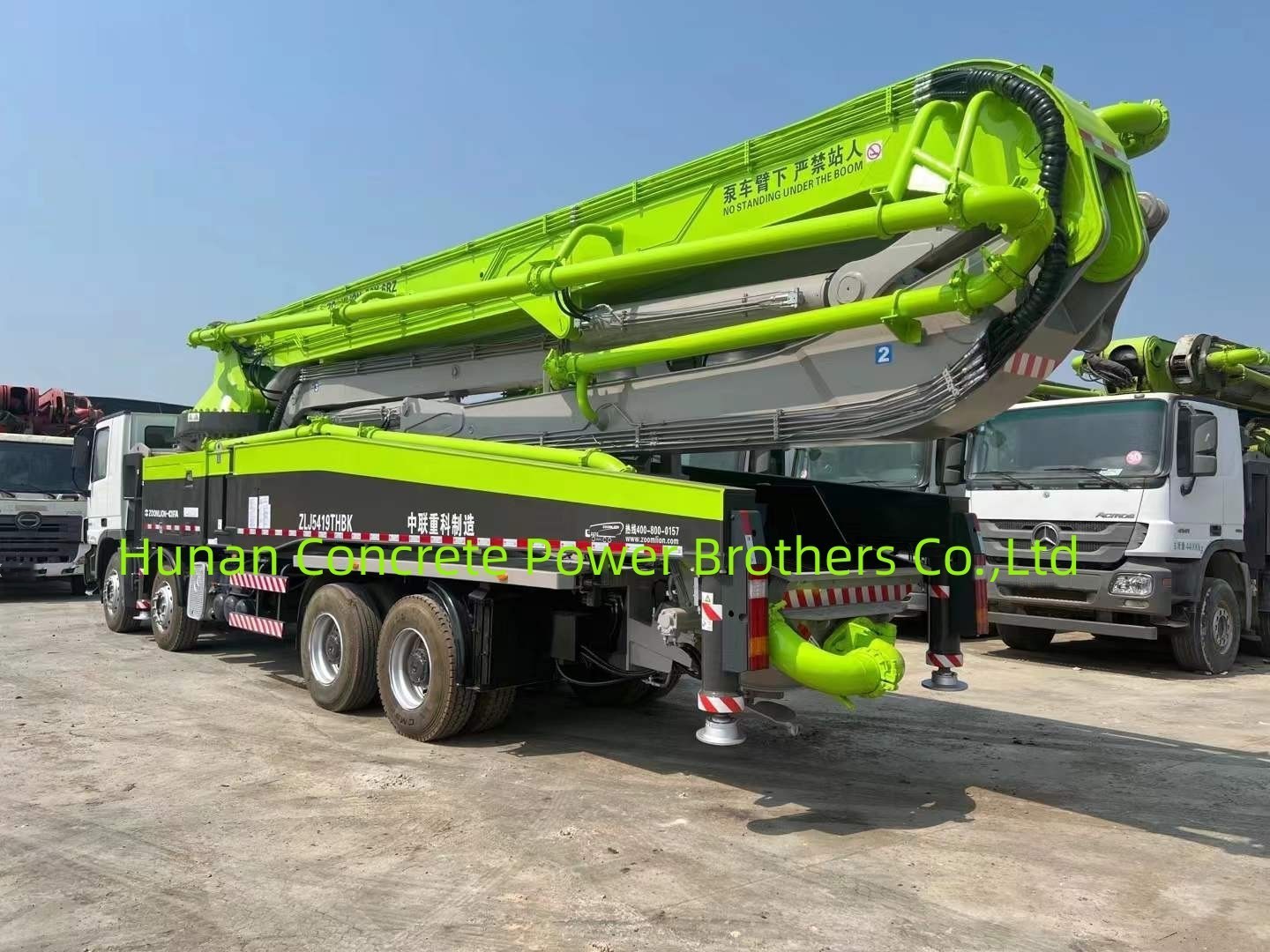 Truck Mounted Pump 52 Meter Concrete Pump Truck for Fast and Easy ...