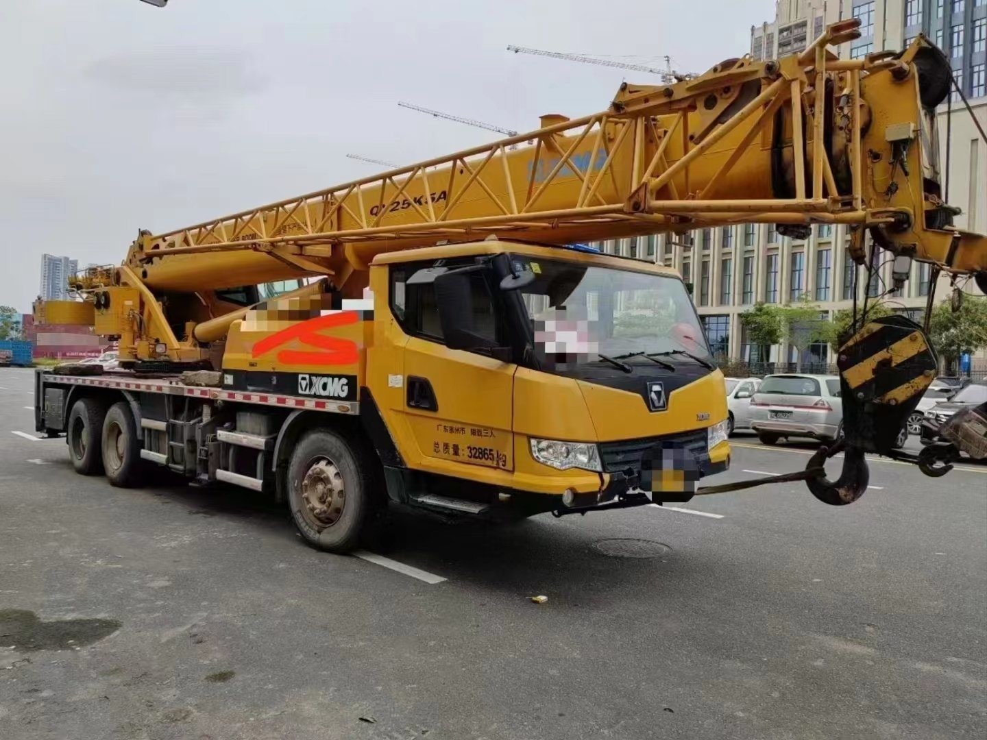 All-Terrain 2016 Used 25T Truck Crane Hydraulic Mobile Crane Construction Equipment