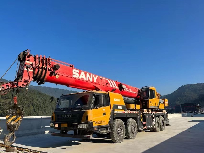 Sany Hydraulic 75 Ton Mobile Crane Folding Type With Maximum 40m ...