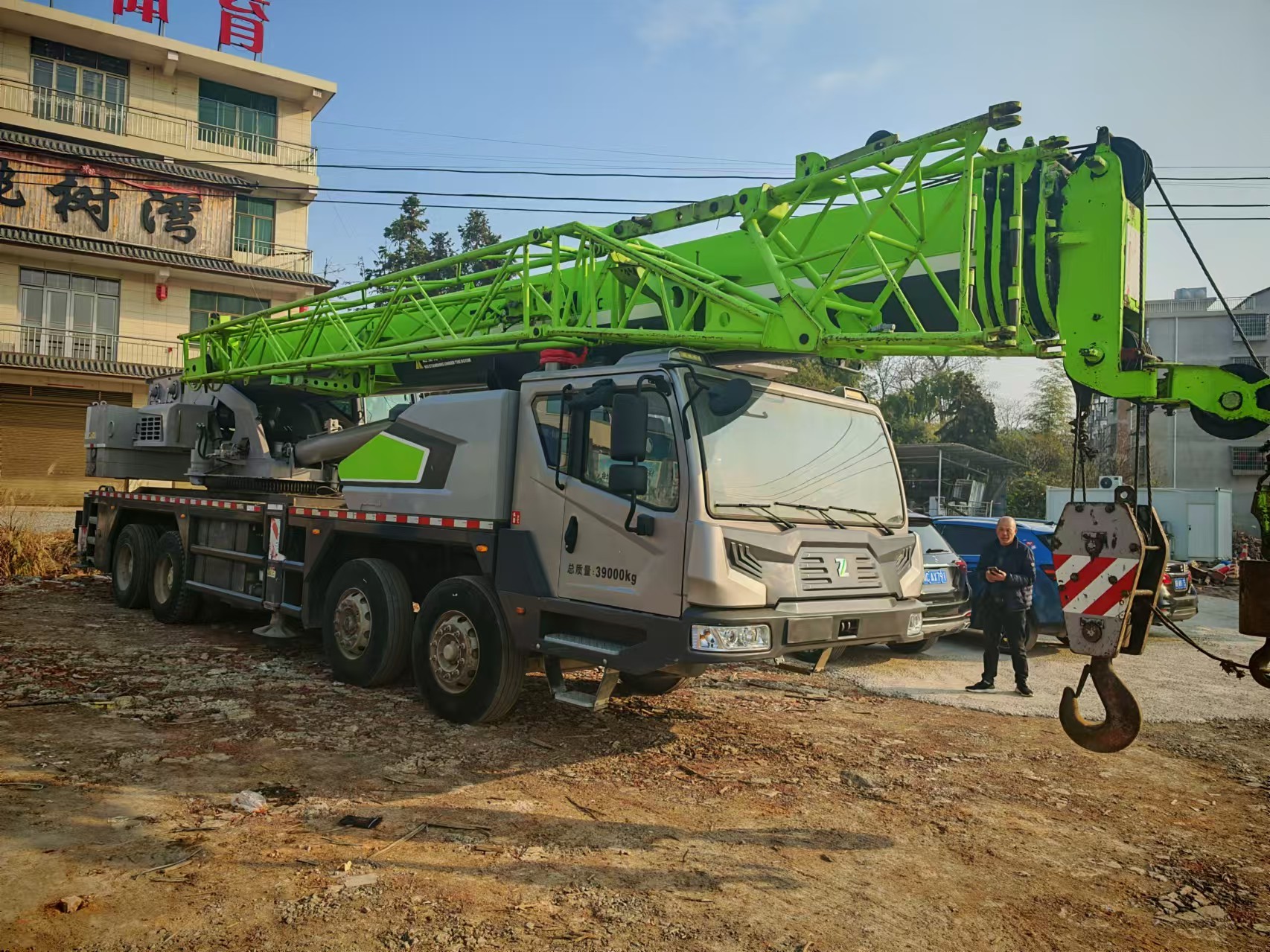 2019 Years Zoomlion Mobile Crane 35 Tons With Five-Arm Crane Jib For ...